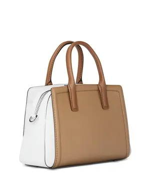 Michael Kors Leather Crossbody Bag - Peanut/multi