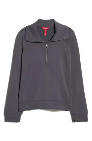 Spanx Airessentials Half Zip Sweatshirt - Dark Slate