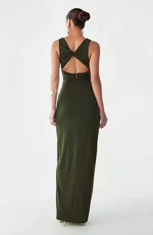 BWLDR Fallen Maxi Dress - Khaki