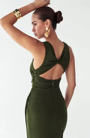 BWLDR Fallen Maxi Dress - Khaki