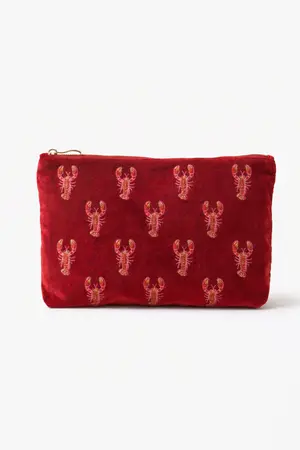 ELIZABETH SCARLETT Lobster Everyday Pouch