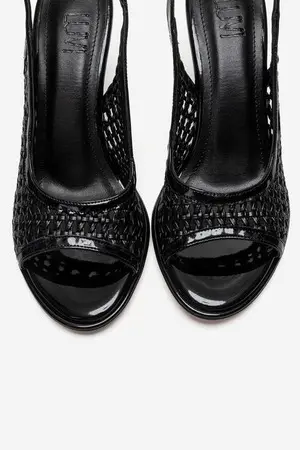 PROLOGUE SHOES Bonito Stiletto Sandal - Black