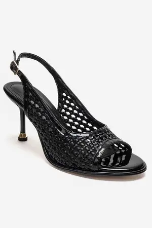 PROLOGUE SHOES Bonito Stiletto Sandal - Black