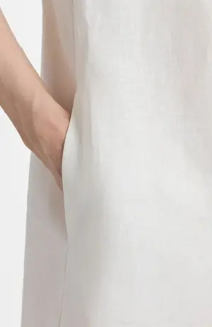 Santorelli Jaclyn Sleeveless Shift Dress - Creme