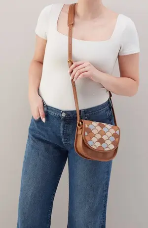 Hobo Small Kiva Leather Crossbody Bag