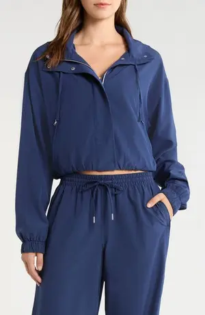 Year Of Ours Water Resistant Court Jacket - Midnight