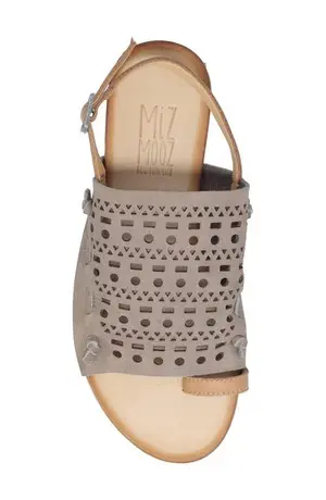 Miz Mooz Ryze Leather Sandals - Taupe