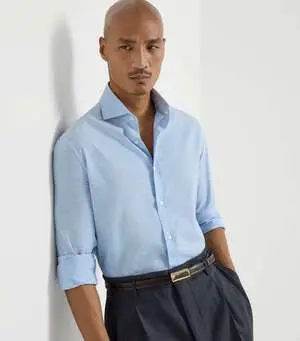 Brunello Cucinelli Cotton Oxford Shirt