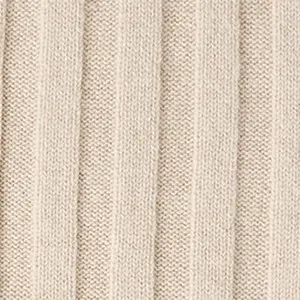 Brunello Cucinelli Cashmere Ribbed Scarf - Beige