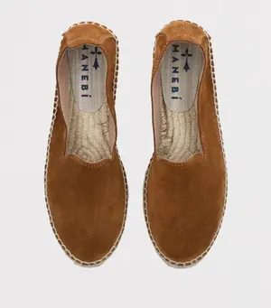 Manebí Suede Hamptons Espadrilles - Brown