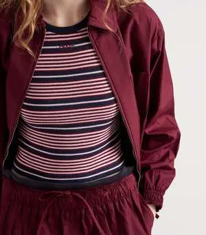 Prada Stretch-cotton Striped T-shirt