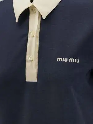 Miu Miu Mohair And Virgin Wool Short Dress - Blue
