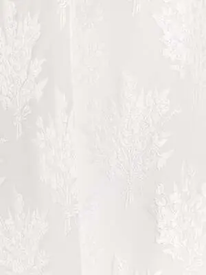 Fendi Floral Jacquard Silk Trousers