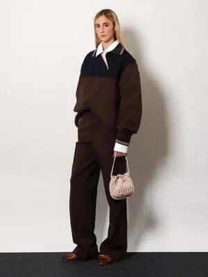 Miu Miu Viscose Sweatshirt - Brown