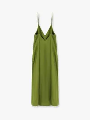 RÓHE Silk Dress With Lace Details