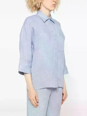 Peserico Button Shirt - Blue