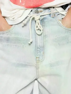 RIVINGTON ROI REBIS Light Bleached Wide Leg Jeans