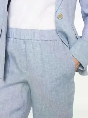Peserico Elasticated-waist Tapered Trousers