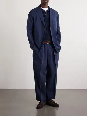 BEAMS 3b Anywhere Seersucker Blazer