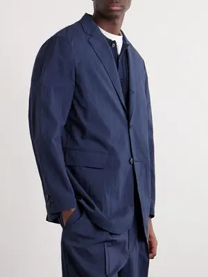 BEAMS 3b Anywhere Seersucker Blazer