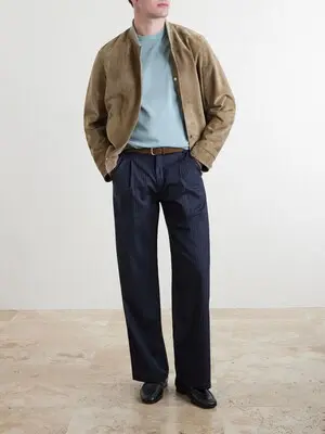 Canali Knitted Cotton T-shirt - Blue