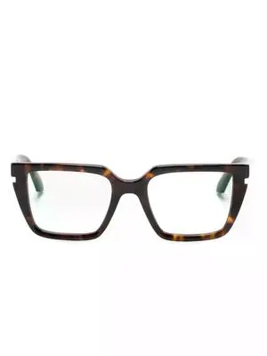 Off-White Style 52 Square-frame Eyeglasses - Brown