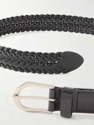BEAMS Woven Leather Belt