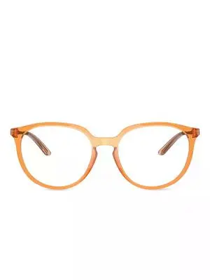 Oakley Bmng Round-frame Glasses - Orange