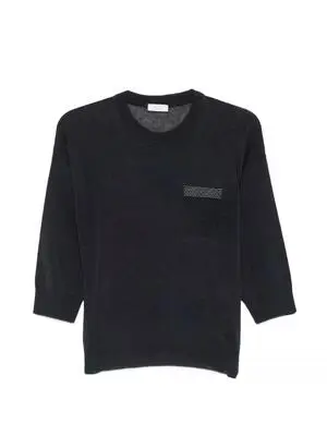 Peserico Embellished Crew Neck Sweater