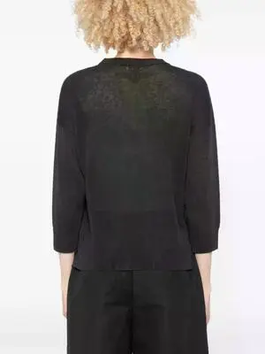 Peserico Embellished Crew Neck Sweater