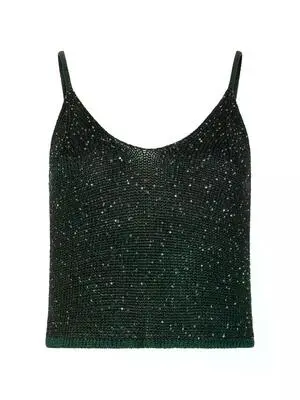 PARAMIDONNA Bruna Sequin Top - Black