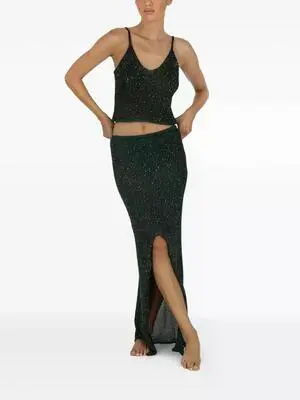 PARAMIDONNA Bruna Sequin Top - Black