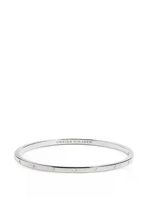 Monica Vinader Essential Diamond Bracelet - Silver