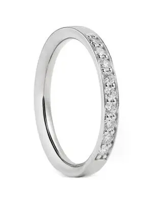 Monica Vinader Essential Diamond Ring - Silver