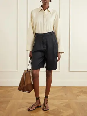 Staud Large Leather-trimmed Pvc Tote