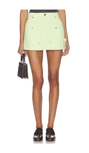 Renggli Cargo Mini Skirt - Key Lime