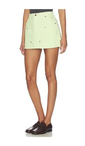 Renggli Cargo Mini Skirt - Key Lime