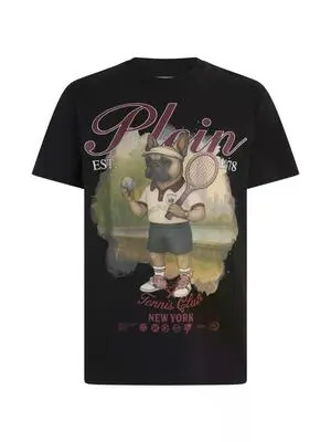 Philipp Plein Round-neck Graphic T-shirt - Black