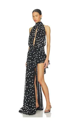 AWAVE STUDIO Maxi Halter Neck Dress