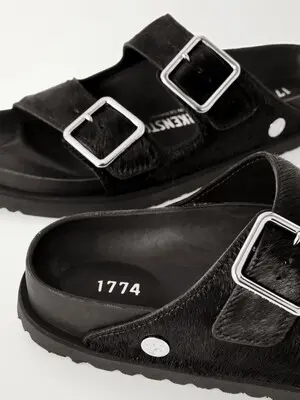 BIRKENSTOCK Arizona Pony Hair Sandals - Black