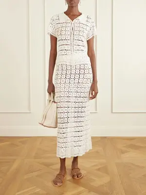 Calle Del Mar Crocheted Shirt