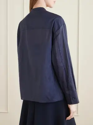 JIL SANDER Cotton-poplin Blouse