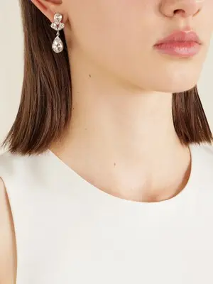 JENNIFER BEHR Mariza Crystal Drop Earrings