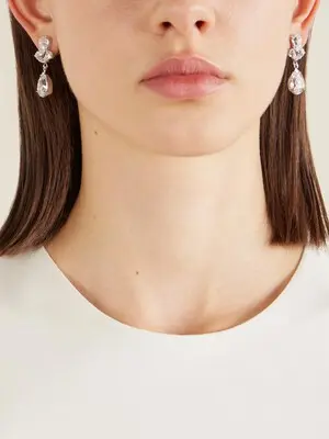 JENNIFER BEHR Mariza Crystal Drop Earrings