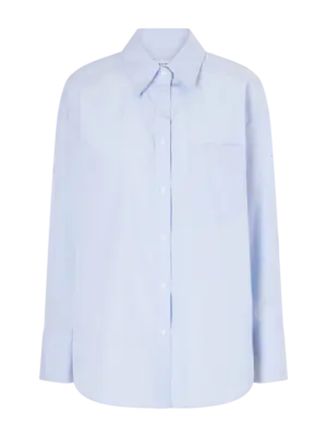 TWP Cotton-poplin Relaxed Fit Shirt - Blue