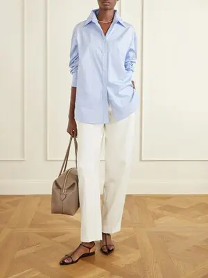 TWP Cotton-poplin Relaxed Fit Shirt