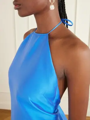 Bernadette Crepe Halterneck Mini Dress