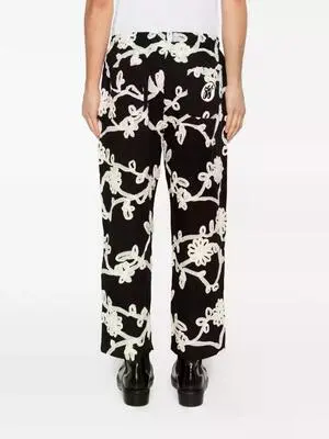 HONOR THE GIFT Embroidered Drawstring Trousers