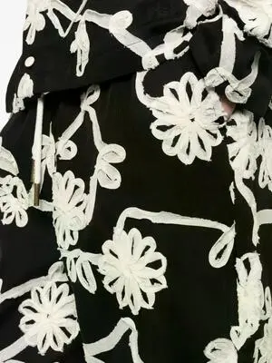 HONOR THE GIFT Embroidered Drawstring Trousers