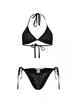 PARAMIDONNA Livia Multicrystal Swimsuit - Black